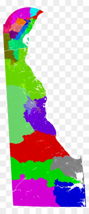 Larger Delaware Senate Map - Delaware Senate District Maps - Free ...