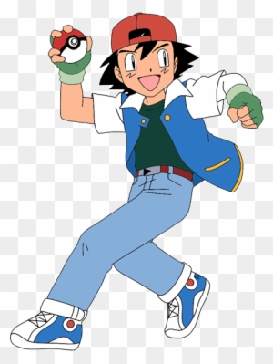 The Following Images Were Colored And Clipped By Cartoon - Ash Ketchum ...