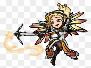 Mercy By Katta2 - Mercy Cartoon Overwatch Transparent - Free ...