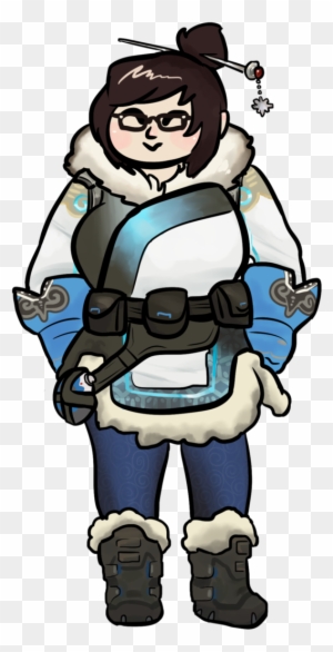 Mei Overwatch By Spaceghett1 - Cartoon - Free Transparent PNG Clipart ...