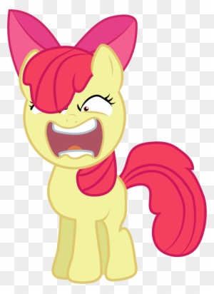 Rage By Creshosk - Apple Bloom Cry - Free Transparent PNG Clipart ...