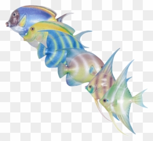 Decorative Tropical Glitter Fish, Assorted Colors, - Glitter Fish ...