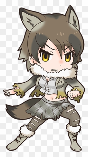 Hokkaido Wolf - Kemono Friends Mexican Wolf - Free Transparent PNG ...