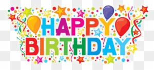 Fancy Happy Birthday Png Download Image - Happy Birthday Colourful Png ...