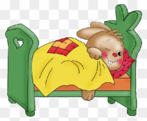 Sleeping Rabbit Cartoon - Free Transparent PNG Clipart Images Download