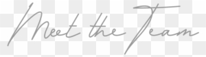 Meet The Team - Calligraphy - Free Transparent PNG Clipart Images Download
