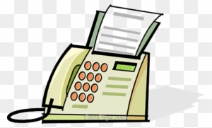 Fax Machine Royalty Free Vector Clip Art Illustration - Fax Machine ...