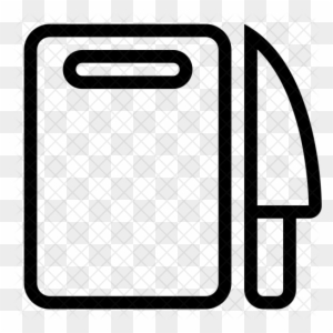 Kitchen, Cutting, Board, Knife, Cook, Preparation Icon - Chopping Board ...