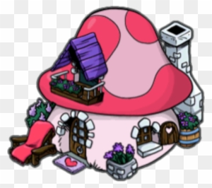 Smurf Smurfette Mountain Home - Smurfs Home Png - Free Transparent PNG ...
