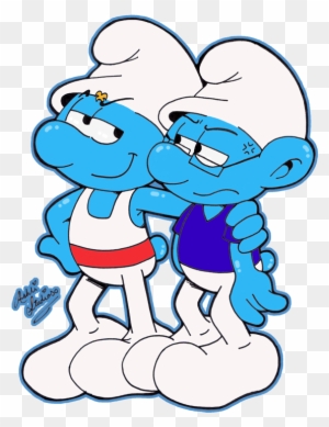 Smurfs Clipart Gullible - Smurfs Cartoon Clumsy - Free Transparent PNG ...