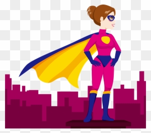 Superwoman Superhero Female Clip Art - Superman - Full Size PNG Clipart Images Download