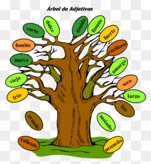 Tree Of Spanish Adjectives - Descriptive Words For Trees - Free ...