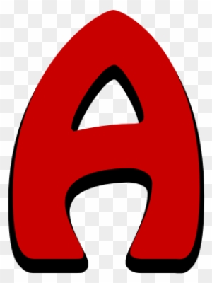 Alphabetical Comic Capital Letters In Red Script Font - Script Typeface ...