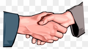 Vector Illustration Of Businessmen Shaking Hands In - Handshake - Free ...