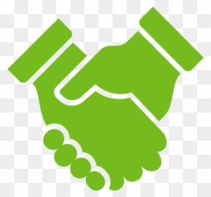 Shaking Hands Icon Representing Respect - Handshake - Free Transparent ...