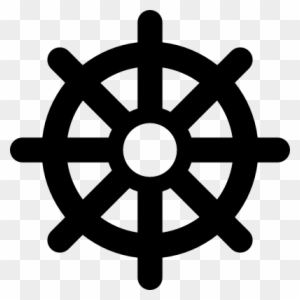 Buddhism Wheel Vector - Dharma Chakra With Hand - Free Transparent PNG ...