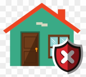 House With Security Shield - House - Free Transparent PNG Clipart ...