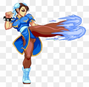 Chun Li Sirlin Net Game Design - Chun Li Street Fighter Kick - Free ...