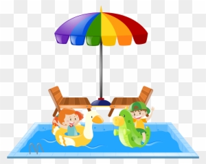 Swimming Pool Gratis - Umbrella - Free Transparent PNG Clipart Images ...