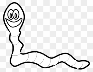 Earth Worm Clip Art - Worms Coloring Page - Free Transparent PNG ...