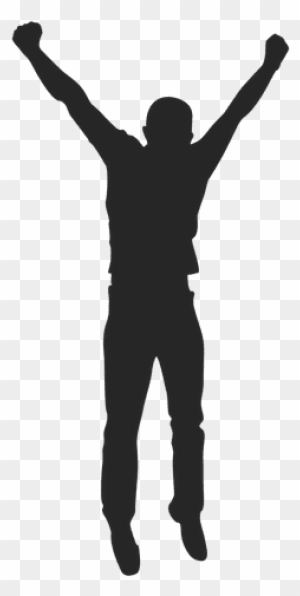 Man Celebrating Success - Man Raise Hands Png - Free Transparent PNG ...
