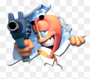 Earthworm Jim - Worms 3d Png - Free Transparent PNG Clipart Images Download