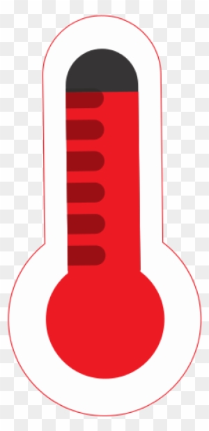Thermometer With High Temperature Free Icon - Temperature Logo Png ...