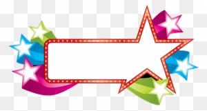 Star Clip Art - Clip Arts Colored Border - Free Transparent PNG Clipart ...