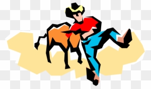Rodeo Cowboy - Round Up Clip Art - Free Transparent PNG Clipart Images ...
