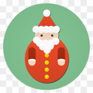 Santa With Reindeer Icon - Free Transparent PNG Clipart Images Download