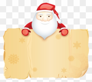 Write A List - Santa Claus - Free Transparent PNG Clipart Images Download