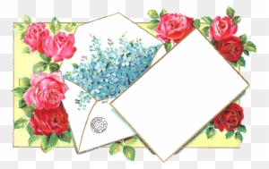 Free Digital Label - Garden Roses - Free Transparent PNG Clipart Images ...
