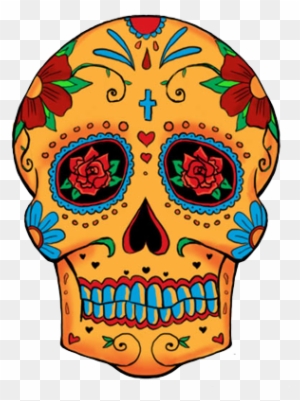 Colorful Sugar Skull Clipart