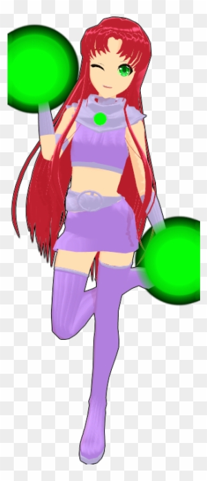 Mmd Rxnxd Starfire By Rinxneruxd - Mmd Teen Titans Starfire - Free ...