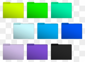 Color Windows 8 Via - Color Folder Icons Png - Free Transparent PNG ...