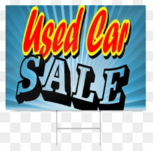 Used Car Sale Sign - Poster - Free Transparent PNG Clipart Images Download