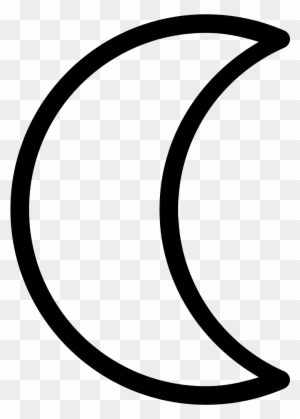 Moon Symbol Icon - Symbole De La Lune - Free Transparent PNG Clipart ...