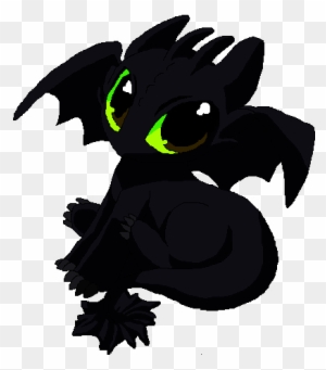 Httyd - Chibi Toothless Gif - Full Size PNG Clipart Images Download
