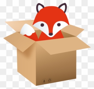 Fox Clipart Box - Box With A Fox - Free Transparent PNG Clipart Images ...