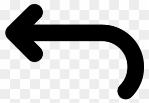 Back Left Curved Arrow Vector - Icon Voltar - Free Transparent PNG ...