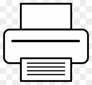 Medium Image - White Printer Icon Png - Free Transparent PNG Clipart ...