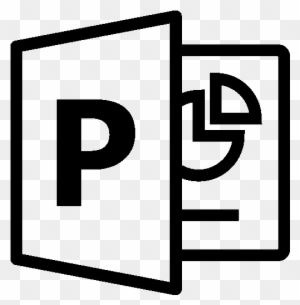 Logos Power Point Icon - Powerpoint Logo Black And White - Free ...