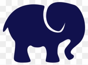 Navy Blue Elephant Clip Art - Free Transparent PNG Clipart Images Download