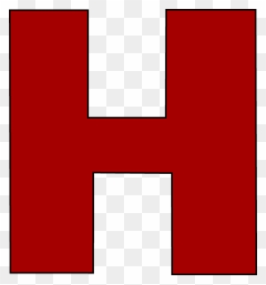 Red Letter H Clip Art - Letter H Clipart - Free Transparent PNG Clipart ...