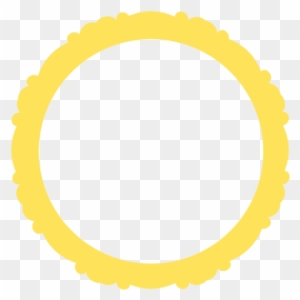 Pink Scallop Clip Art - Scalloped Circle Frame Clip Art Pink - Free ...