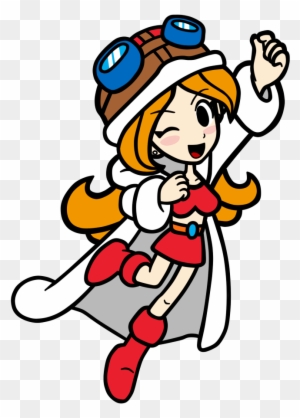 Paper Shin A - Wario Ware Mona - Free Transparent PNG Clipart Images ...