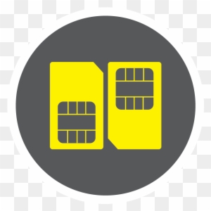 Sim Card Circle Transparent Image - Graphic Design - Free Transparent ...