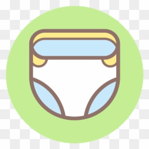 Baby Diaper Circle Icon Transparent Png - Diaper - Free Transparent PNG ...