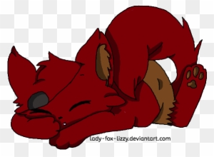 Sleeping Foxy By Zelda Warriorcat Fan - Sleeping Foxy - Free ...