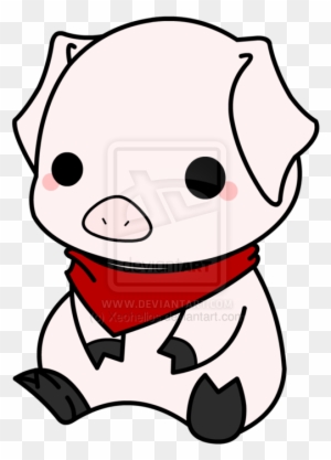 Chibi Pig By Ronindude On Deviantart - Minecraft Pig Chibi - Free ...